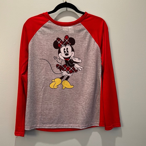 Disney | Tops | Minnie Mouse Long Sleeved Shirt Sz L | Poshmark